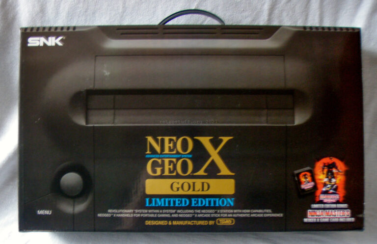 Neo Geo X Gold Limited Edition - retrostuff