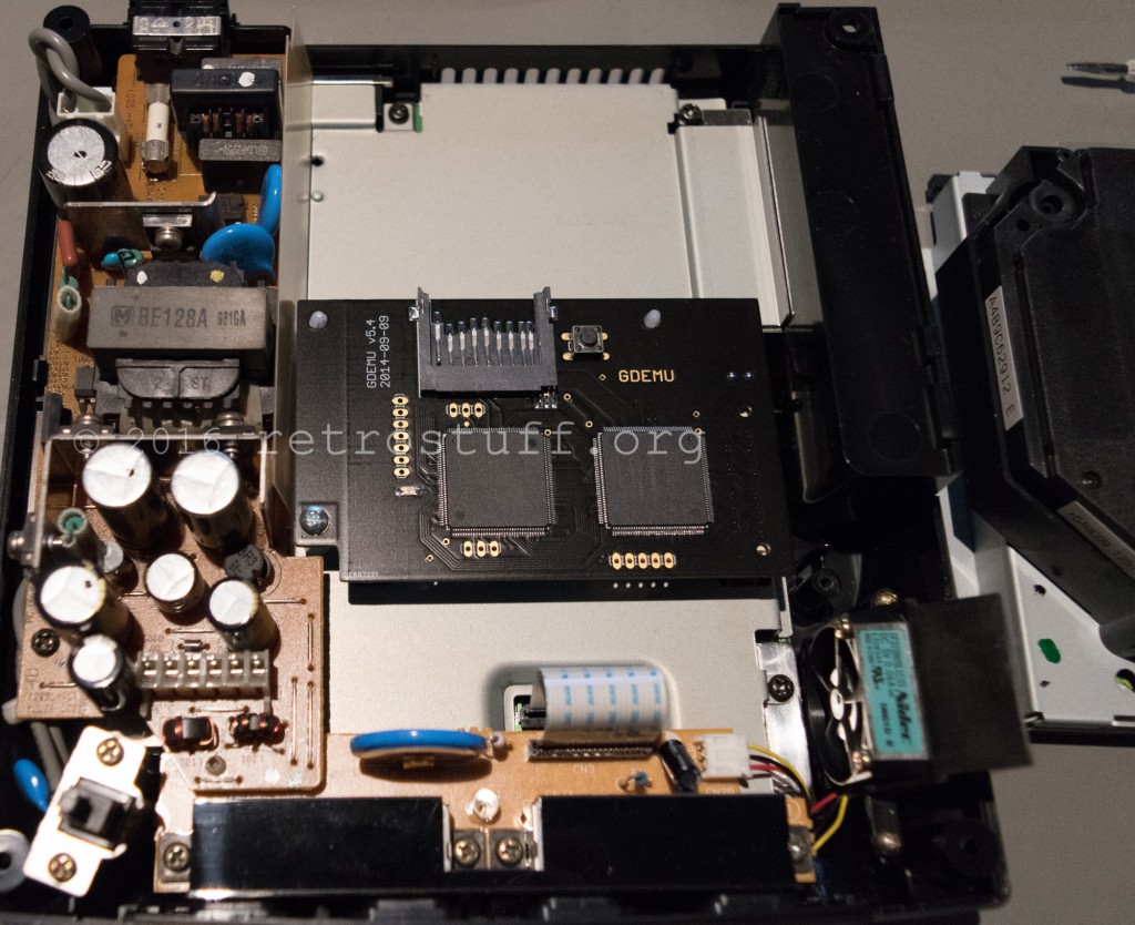 Sega Dreamcast repair With GDEMU, PSU and Battery Mod - retrostuff