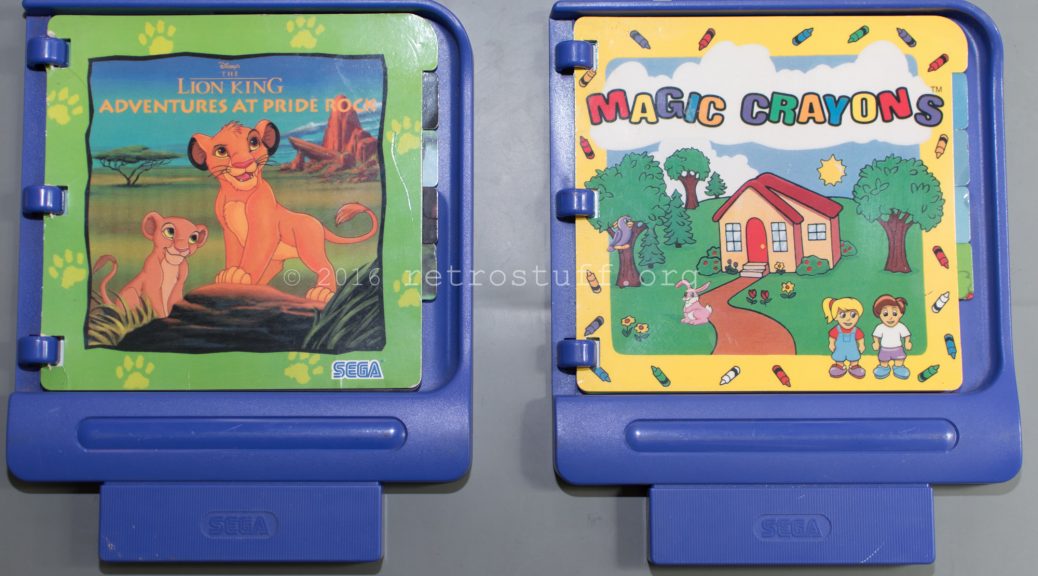 Two Donor Carts for Sega Pico Flash - retrostuff