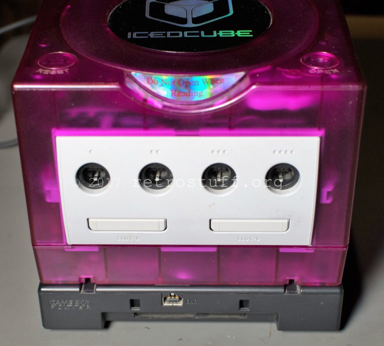 GameCube with GCVideo, Qoob Pro and IcedCube Case - retrostuff