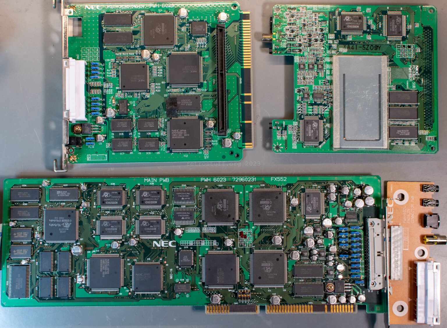 NEC PC-FXGA, PC-FXGA DOS/V, and its Breakout Box - retrostuff